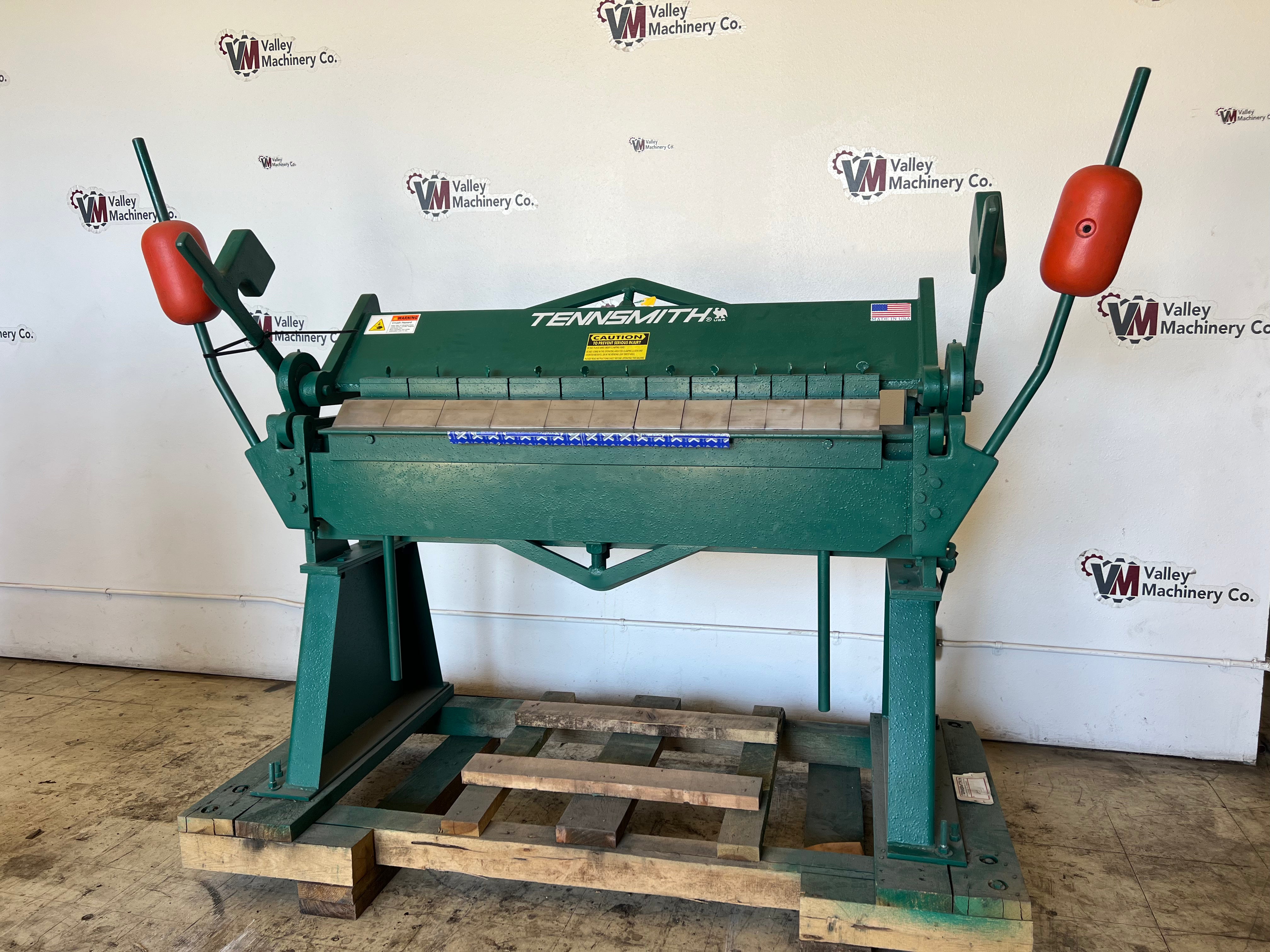 TENNSMITH BENDING HAND PRESS BRAKE F648-12 – Valley Machinery Co